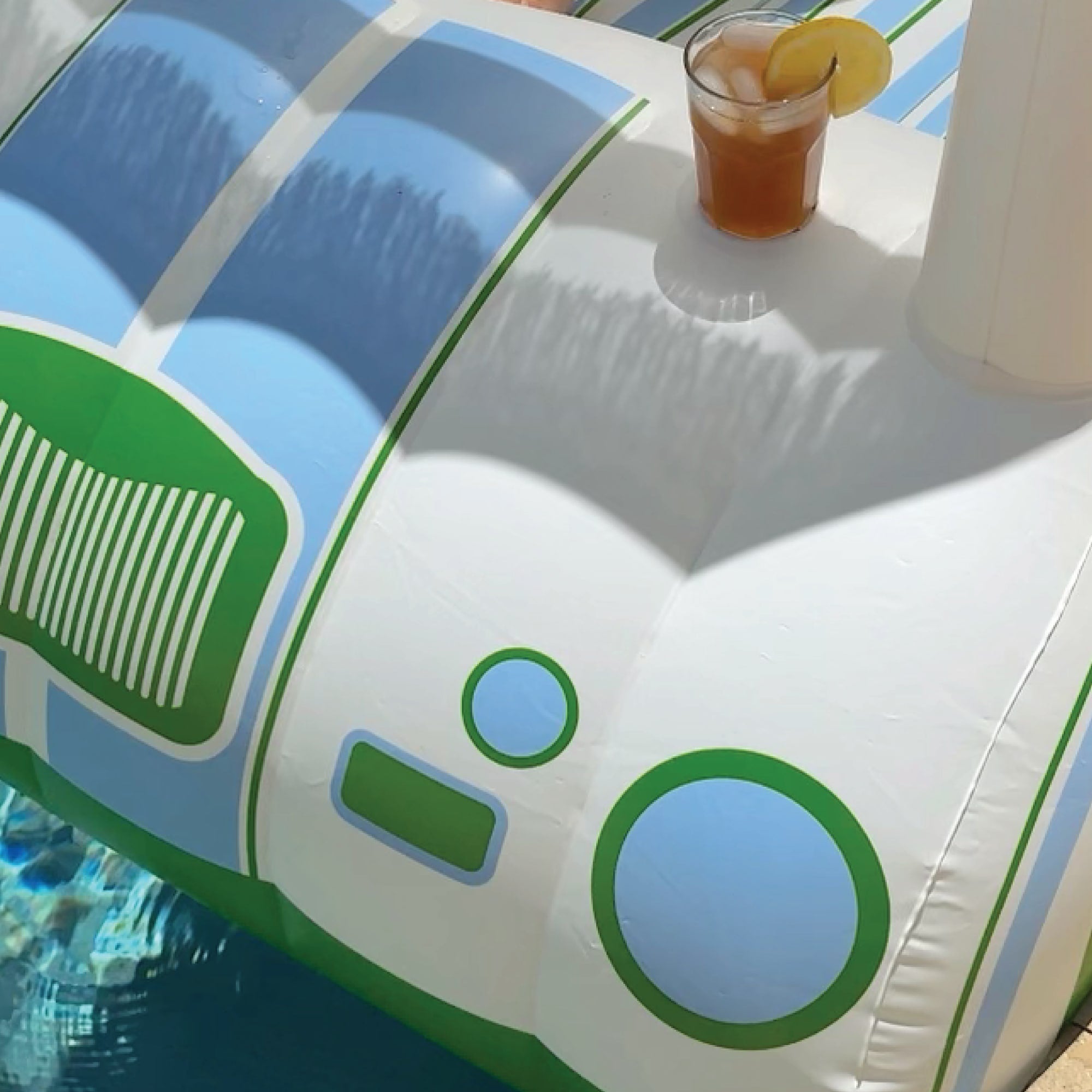 Country Club Golf Cart Pool Float, Removable Shade - FUNBOY