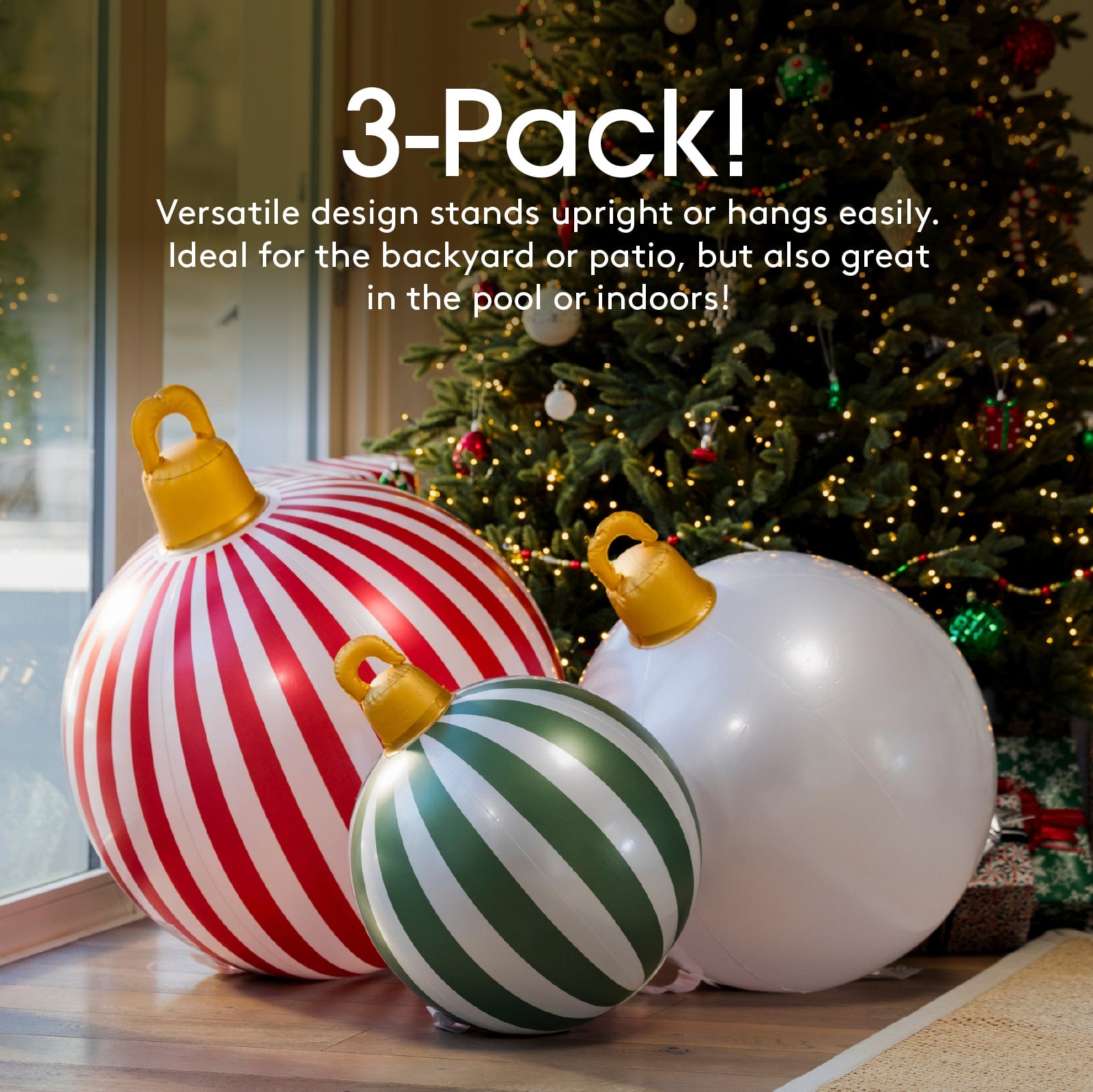 Light Up Inflatable Christmas Ornaments: Classic - FUNBOY