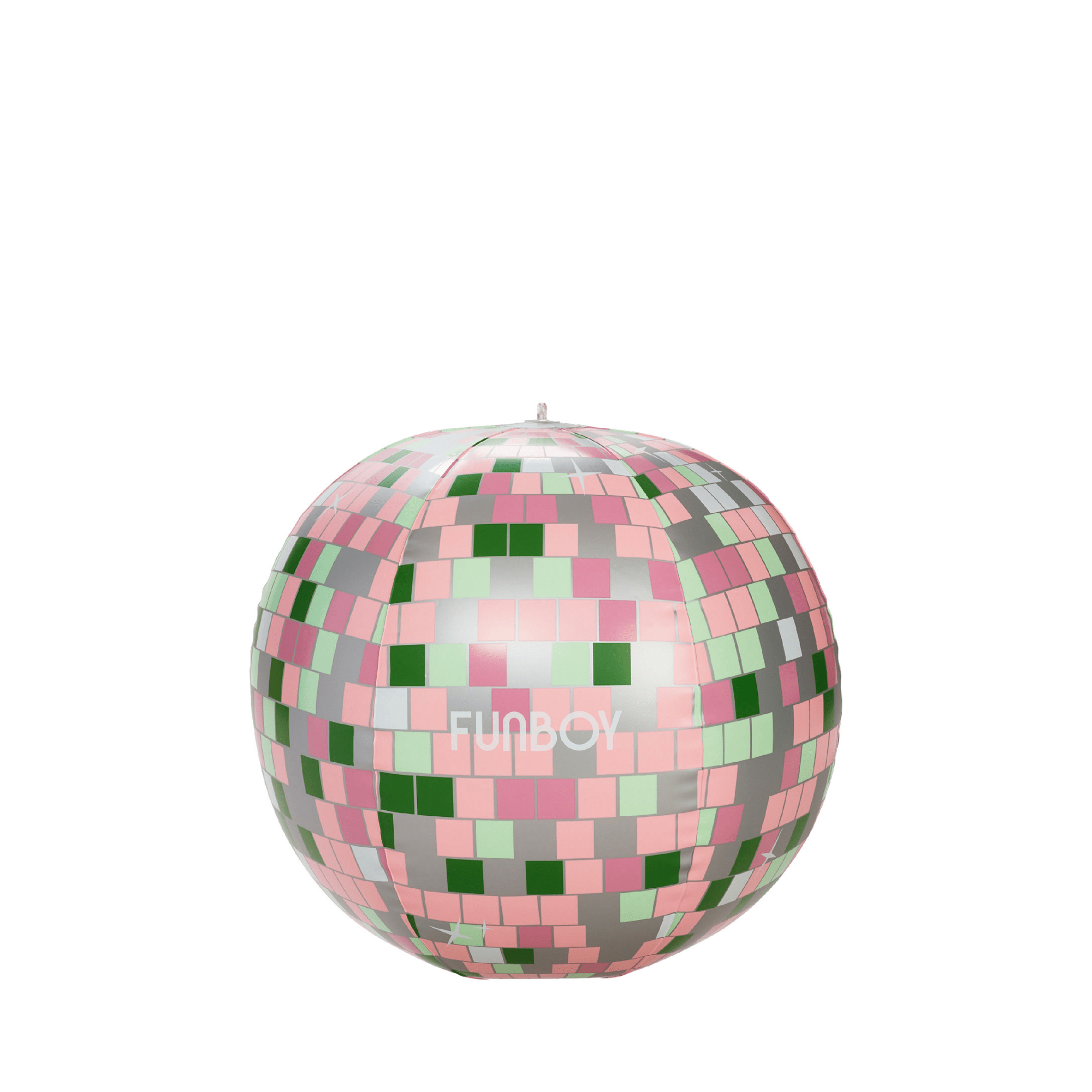 Inflatable Disco Beach Ball, 20" Diameter - FUNBOY