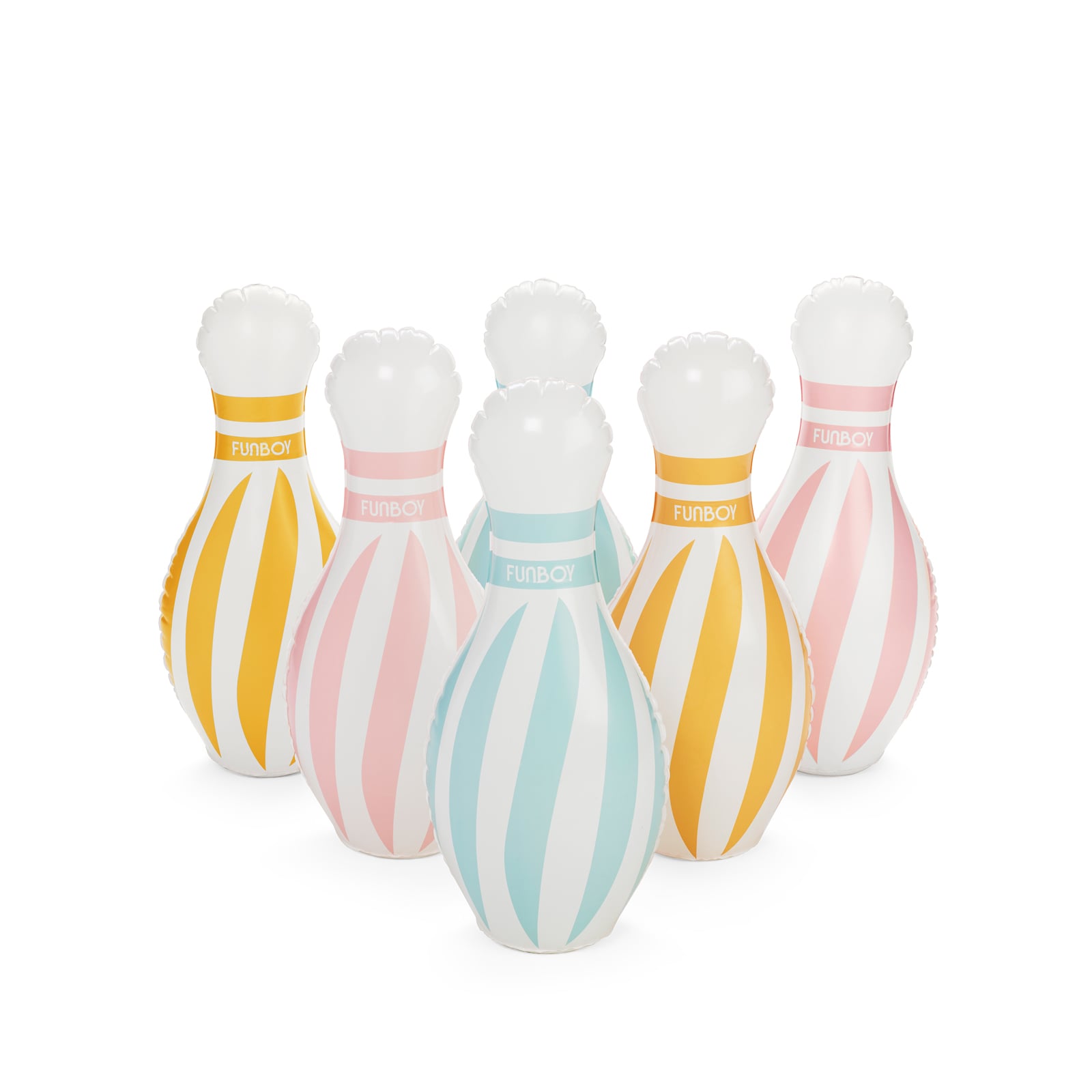 Pastel & Rainbow Backyard Bowling Set - FUNBOY