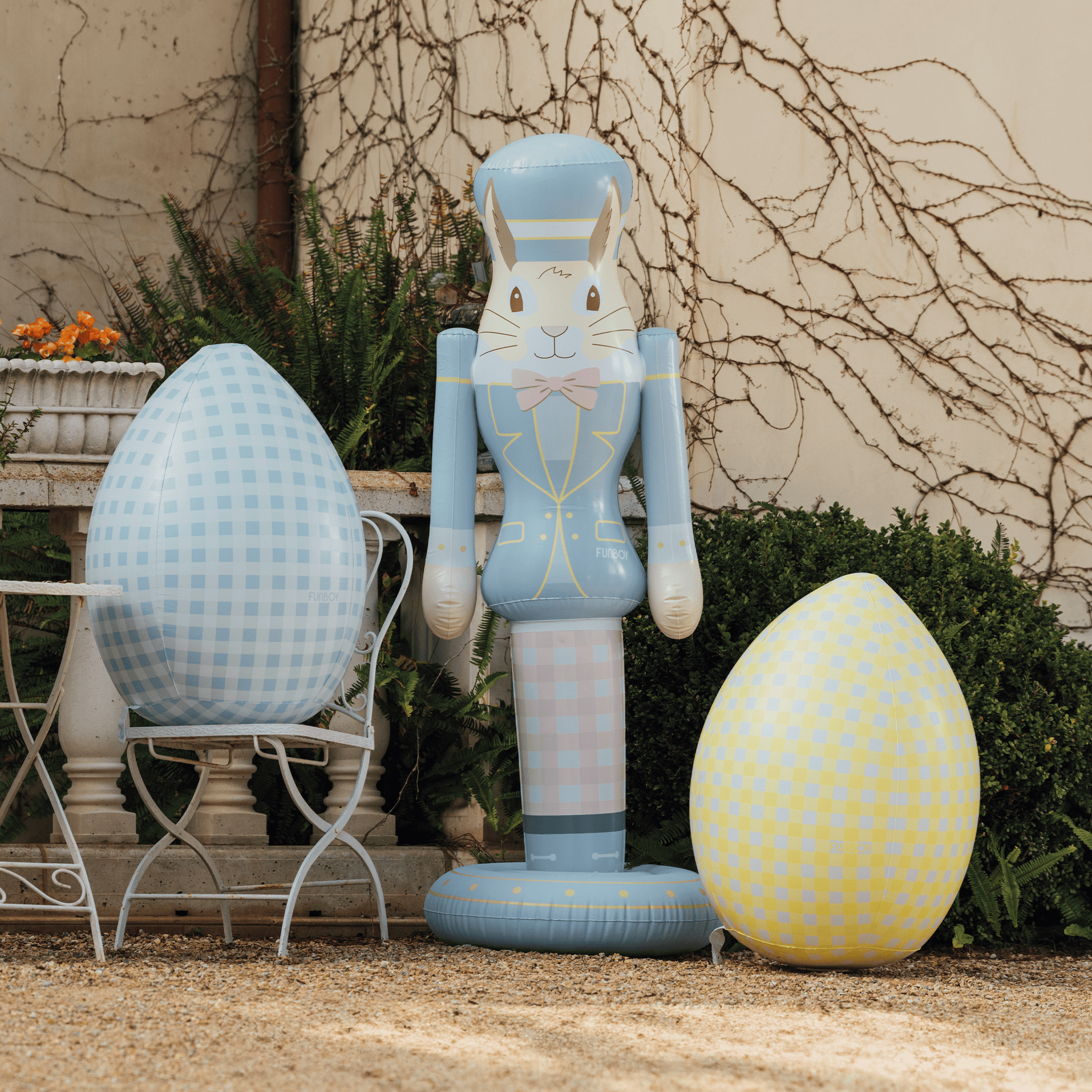 Inflatable Easter Bunny: 5 ft Tall - FUNBOY