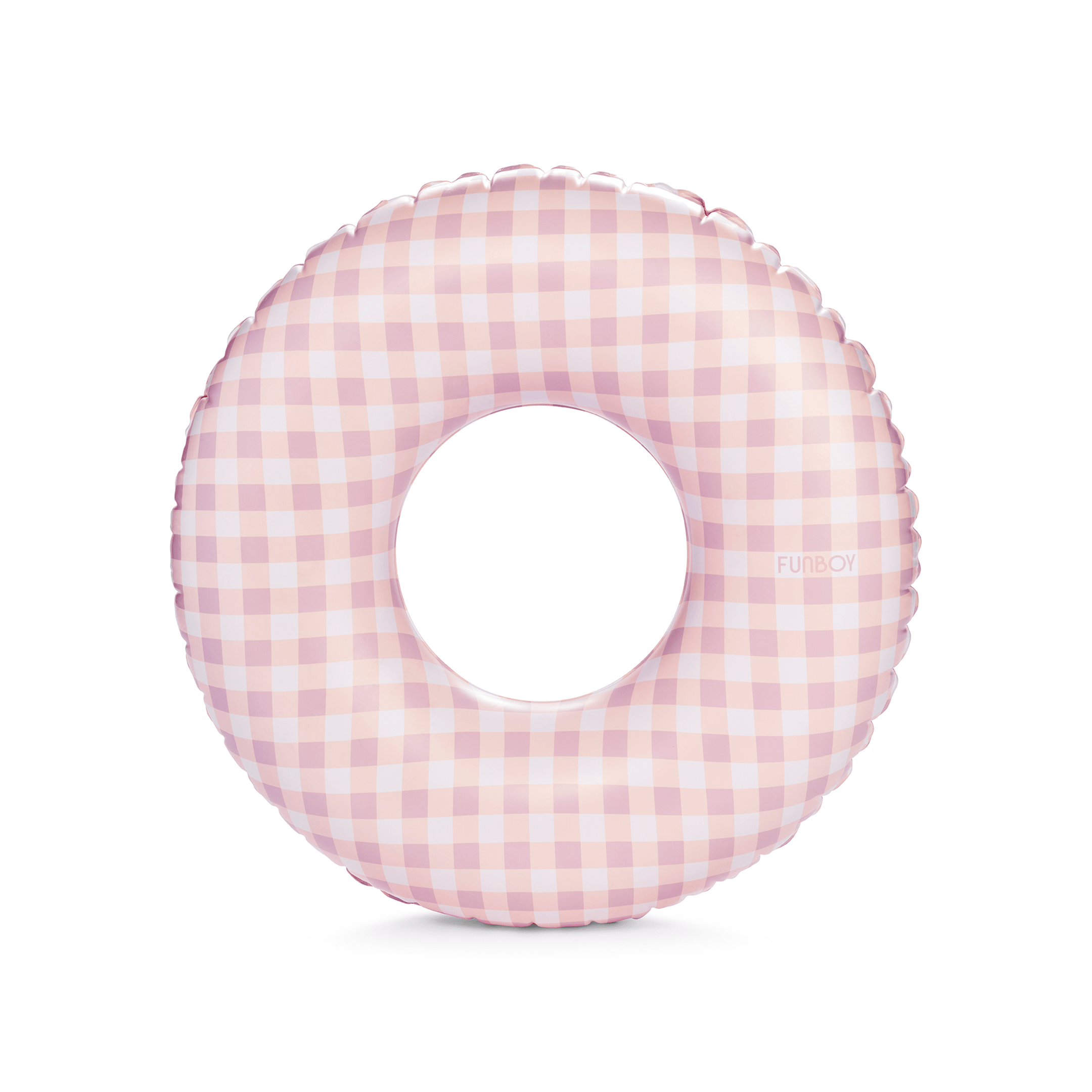 Pink Gingham Kids Tube Float - FUNBOY
