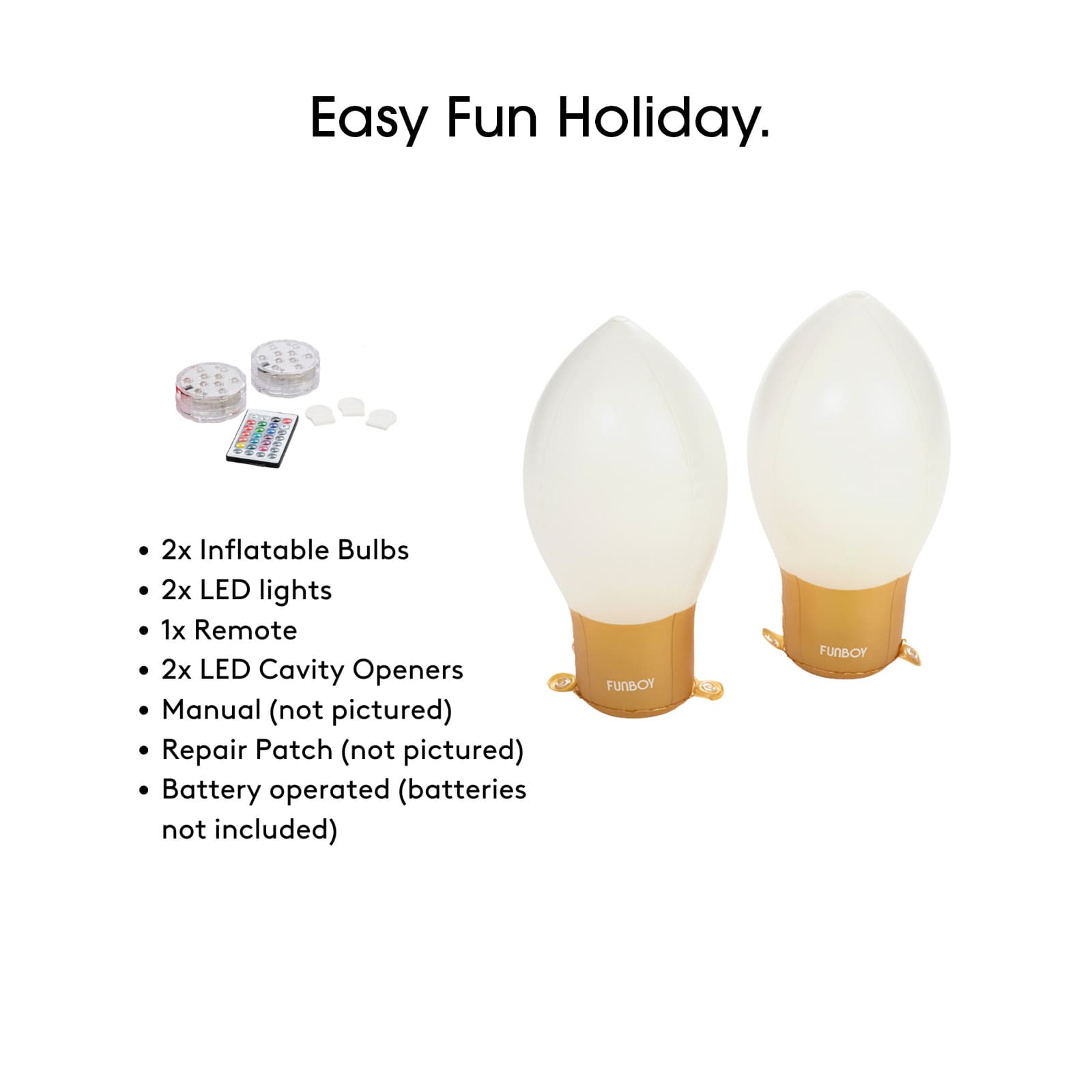 Inflatable Christmas Bulbs - FUNBOY