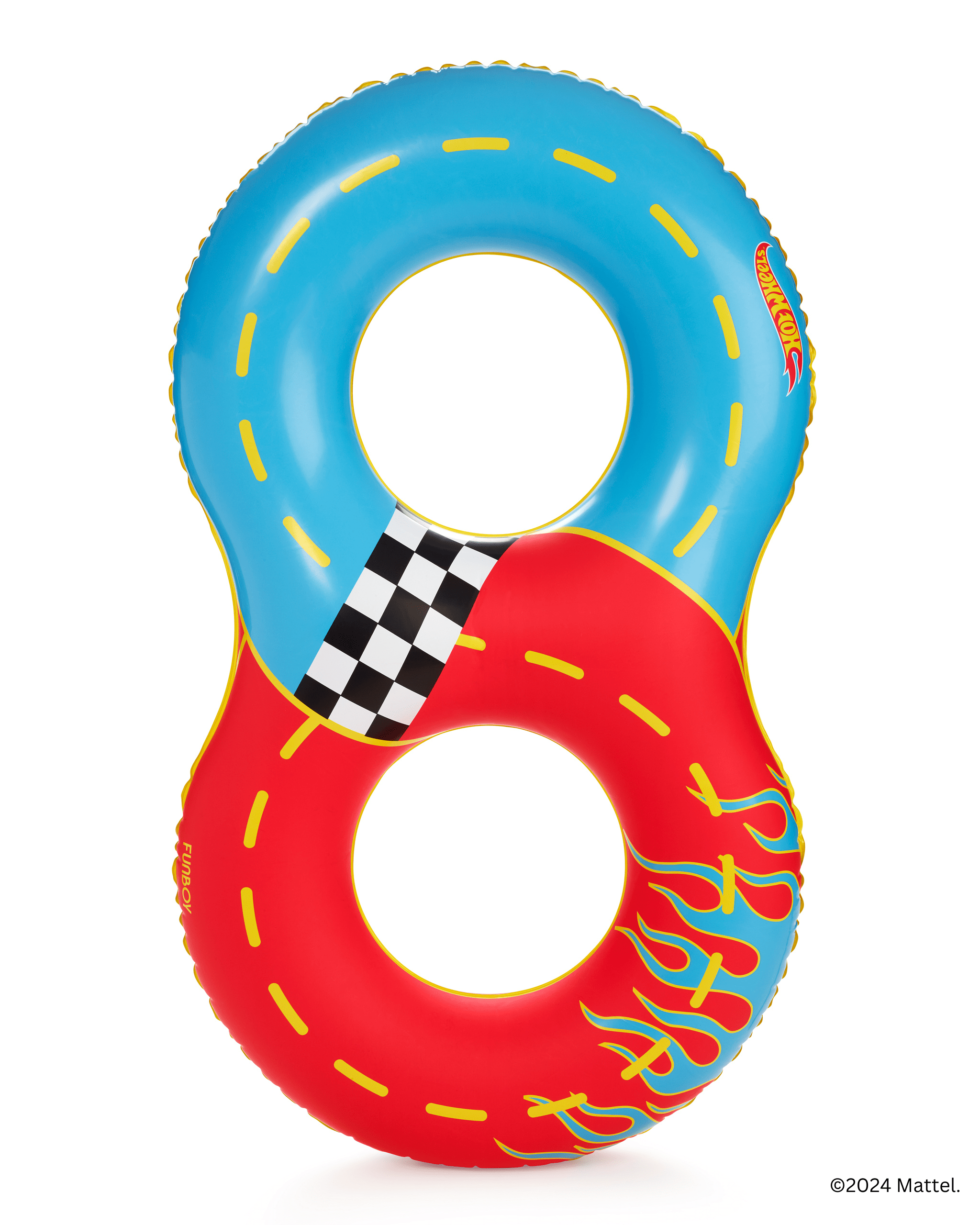 Hot Wheels Kids Racetrack Double Tube Float - FUNBOY