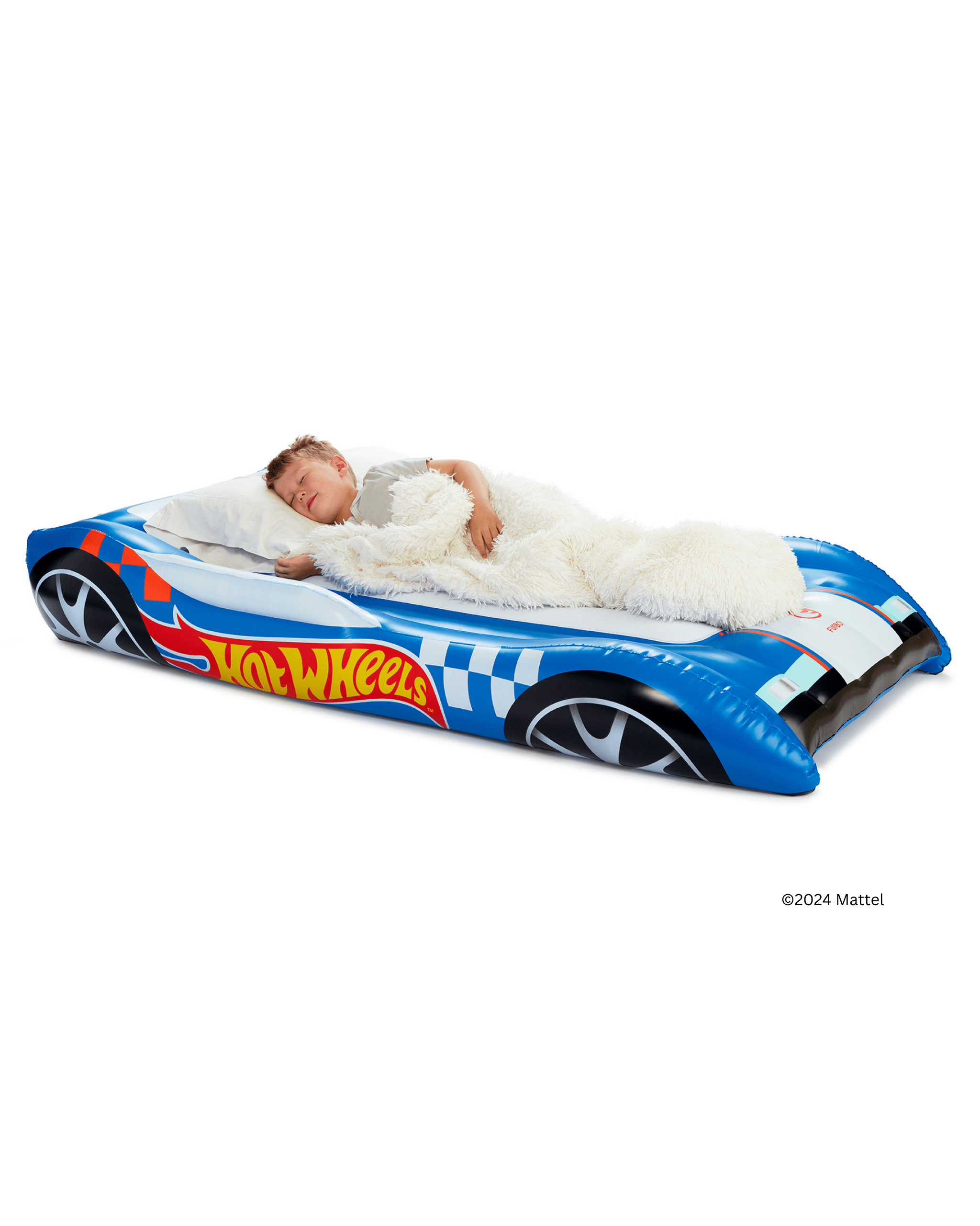 Hot Wheels Kids Air Mattress Sleepover Bed - FUNBOY