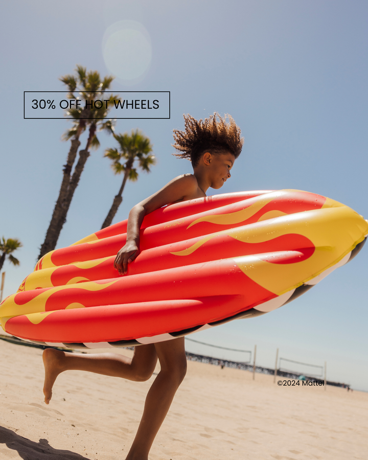 FUNBOY x Hot Wheels Checkered Flame Surfboard (Reversible) Float - FUNBOY