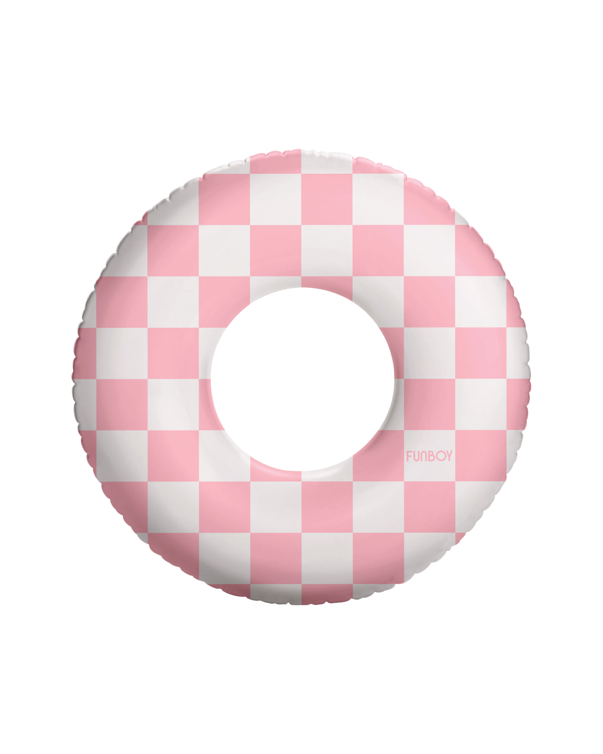 Pink Checkered Kids Tube Float - FUNBOY