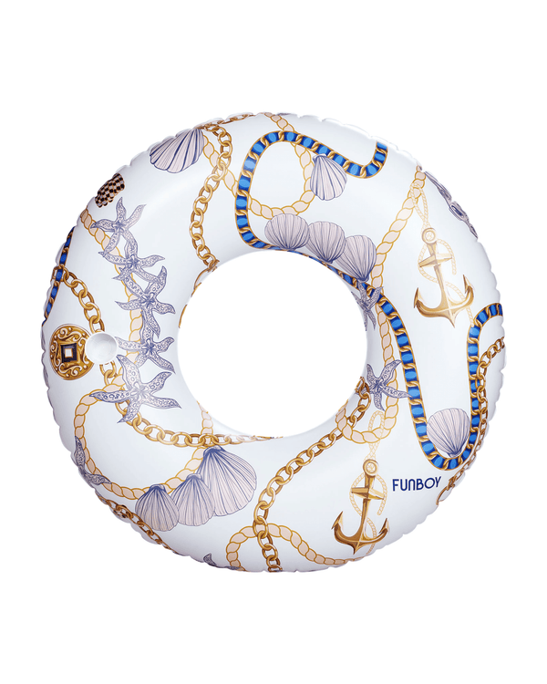 Nautical-Themed Tube Float for the Pool - FUNBOY