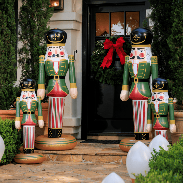 Inflatable Nutcracker: 3.5 ft Tall Christmas Decor - FUNBOY