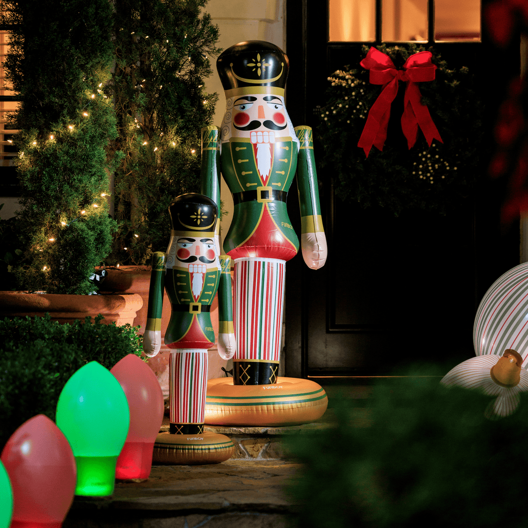 Inflatable Nutcracker: 5 ft Tall Christmas Decor - FUNBOY