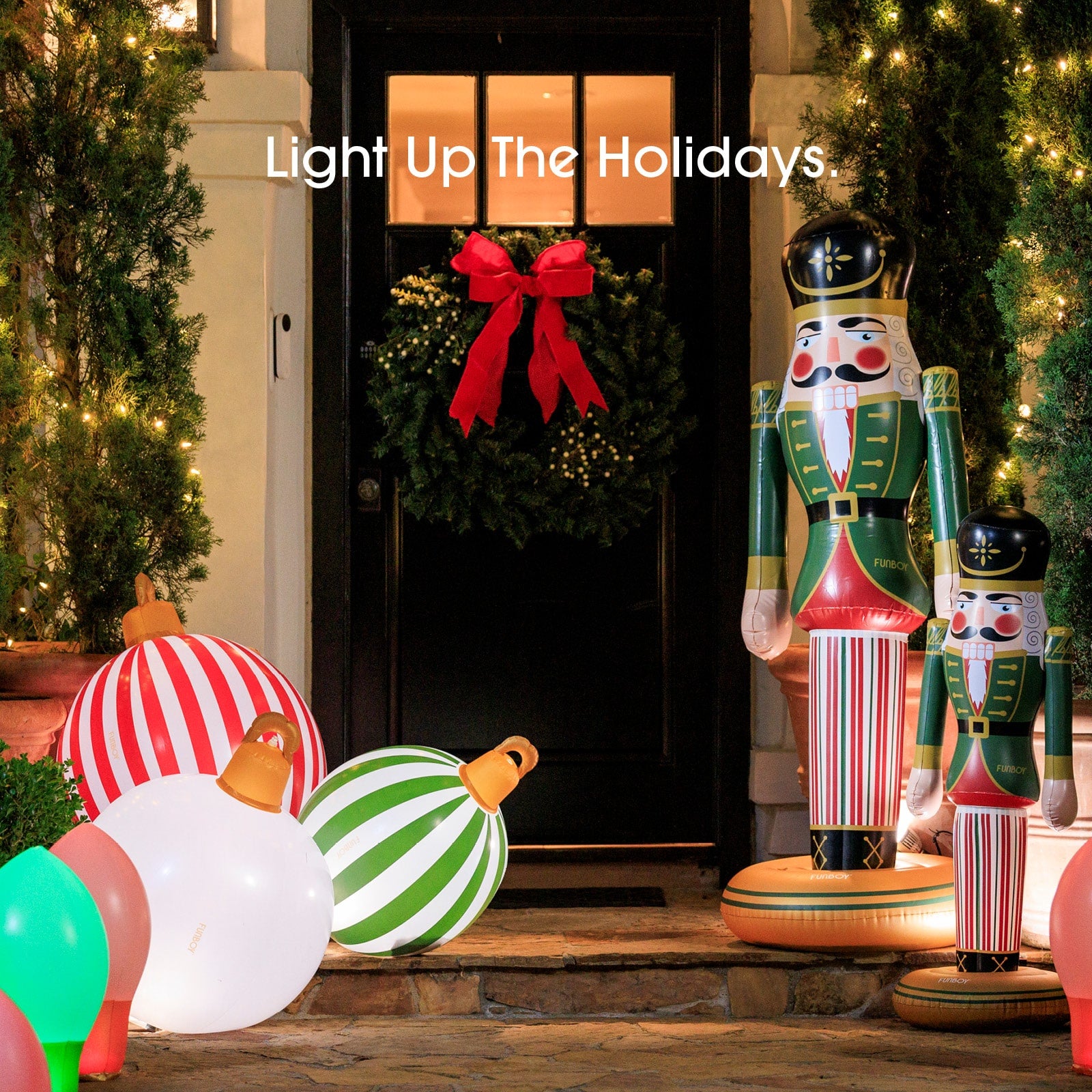 Light Up Inflatable Christmas Ornaments: Classic - FUNBOY