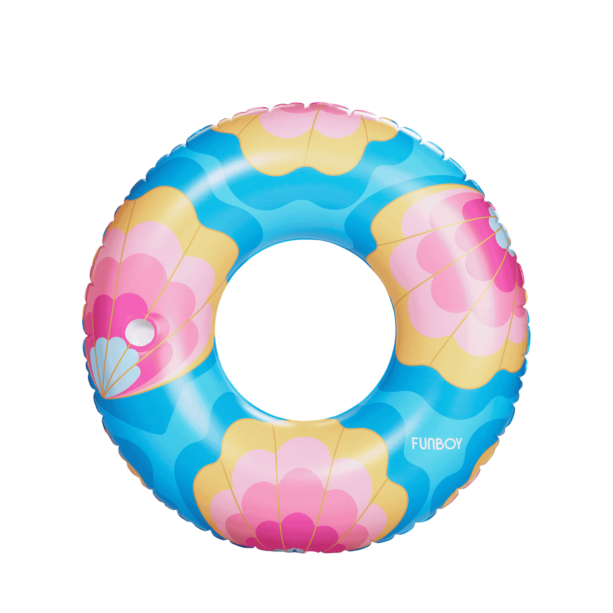 Pink Mermaid Shells Tube Float - FUNBOY