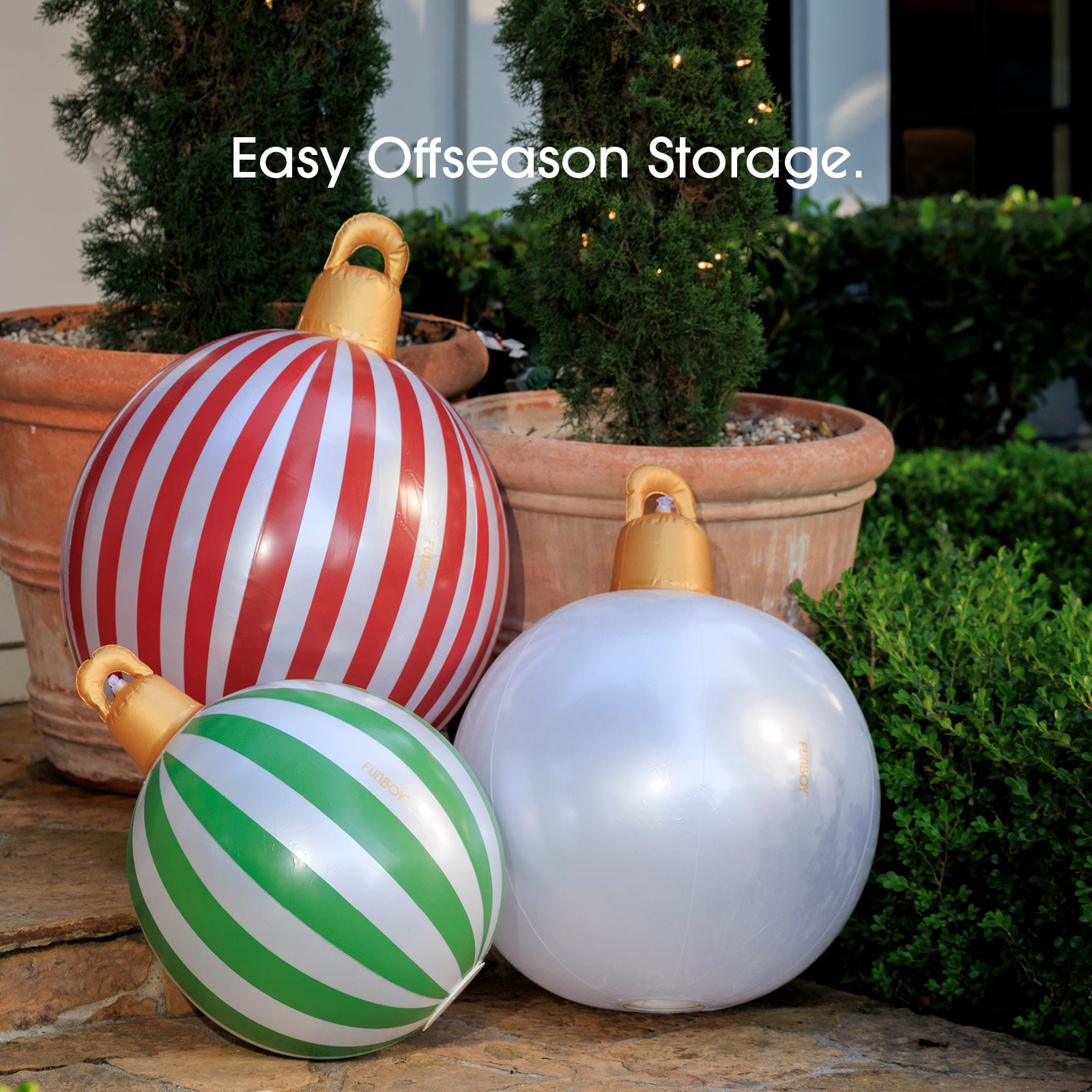 Light Up Inflatable Christmas Ornaments: Classic - FUNBOY