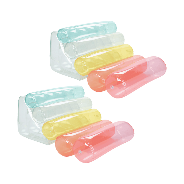 Pastel Pool Float Lounger: Super Clear - FUNBOY