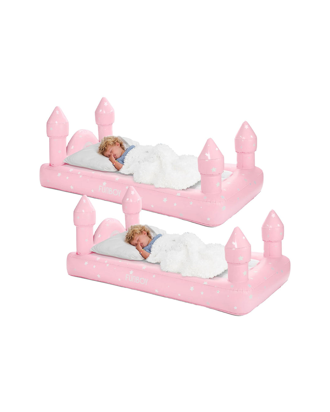 Sleepover Beds - Pink Castle, 2 Pack - FUNBOY