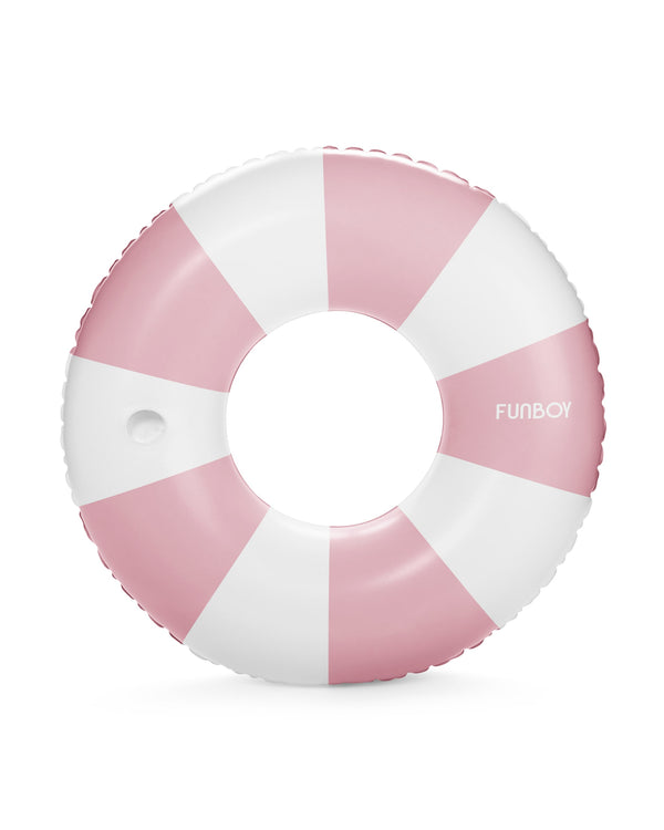 Pink Vintage Stripe Tube Float - FUNBOY