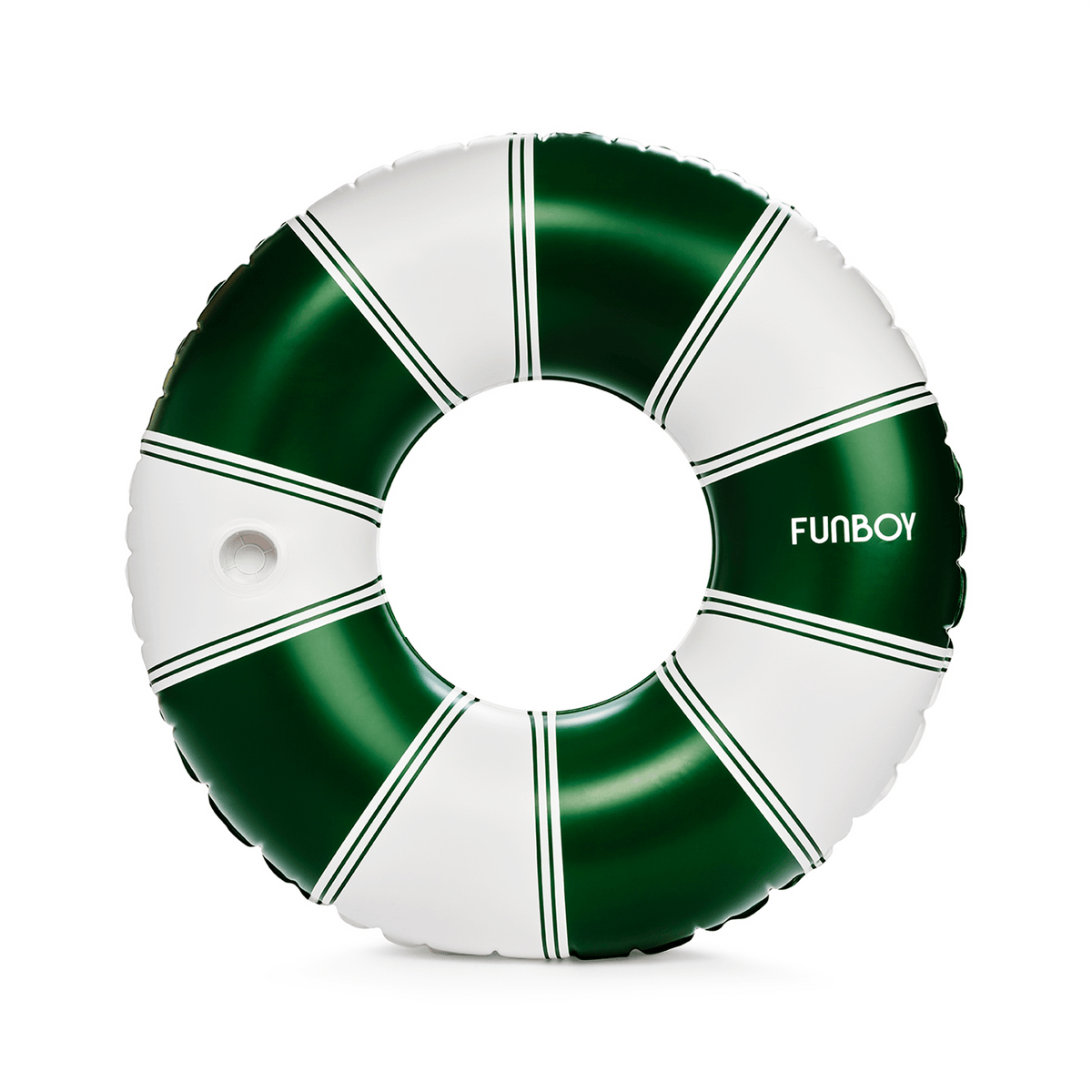 Blue & White Stripe Tube Pool Float - FUNBOY
