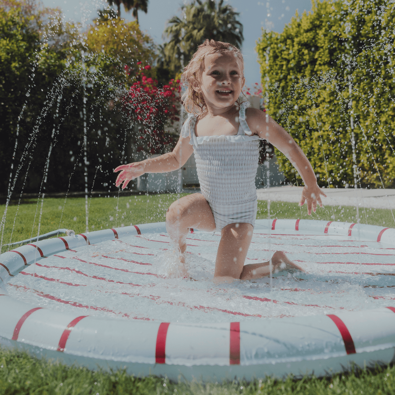 Splash Pad for Kids: 64" Inflatable Splash Pad - FUNBOY