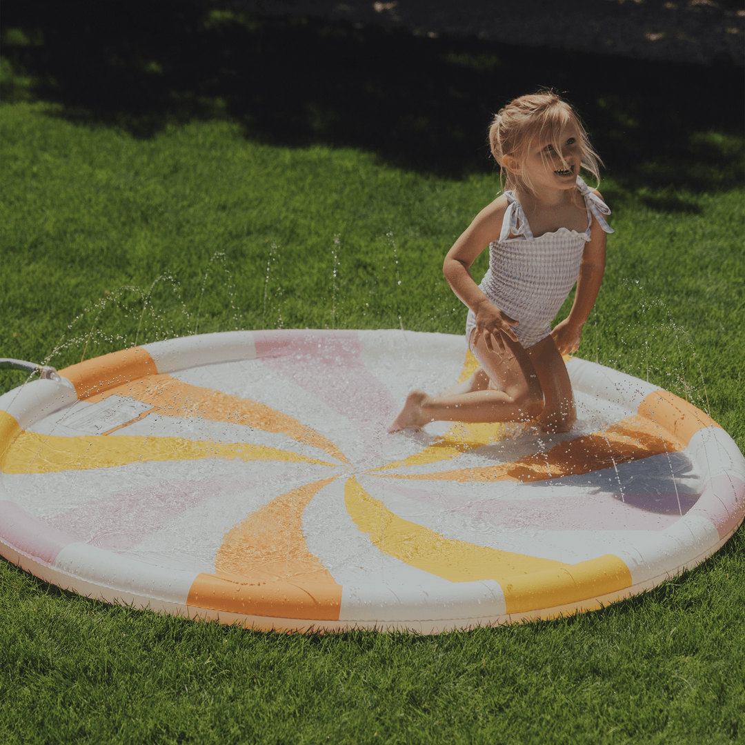 Swirl Candy Splash Pad – 64" Bright & Fun Summer Water Play for Kids ...