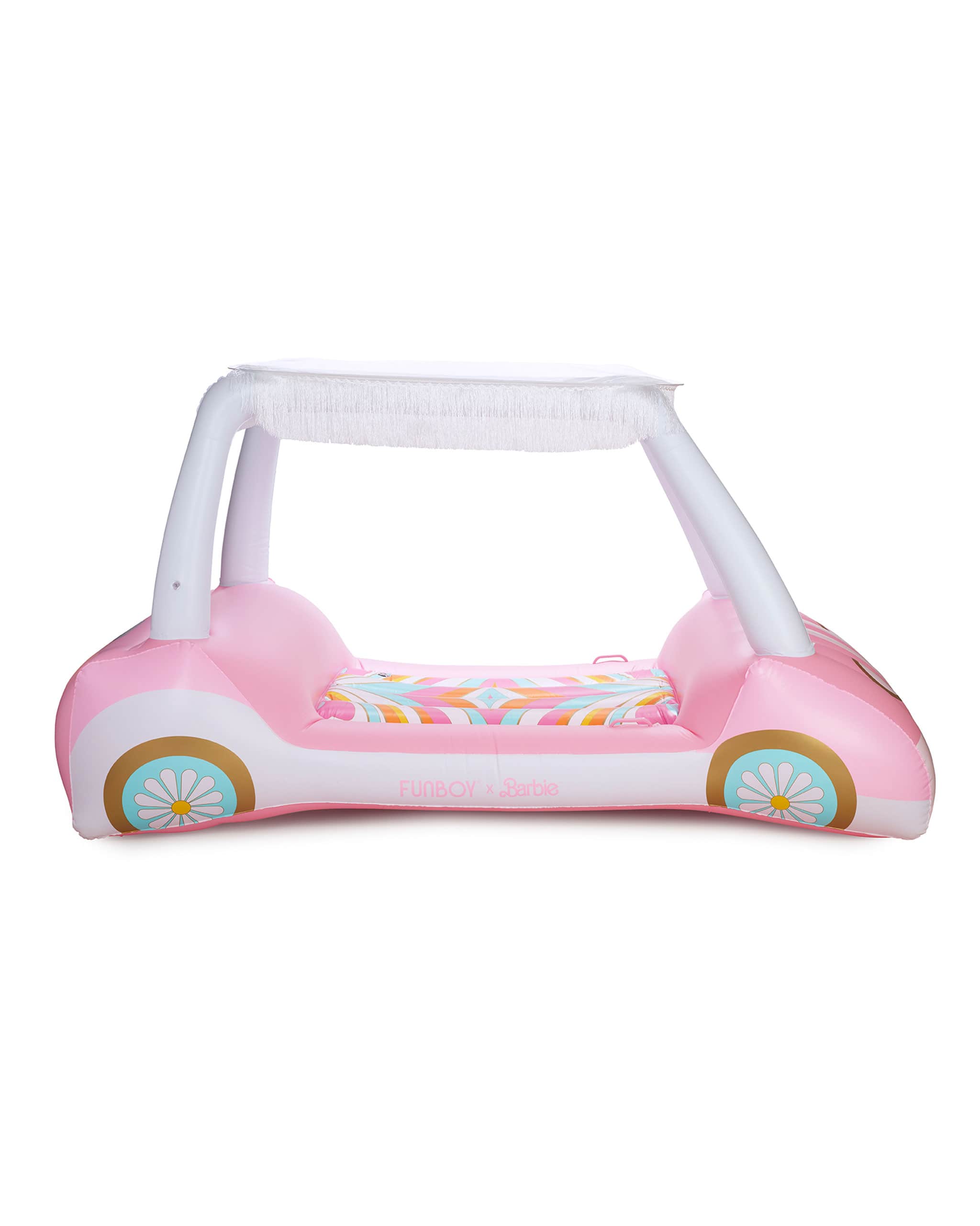 Malibu Barbie™ Golf Cart Pool Float with Shade - FUNBOY