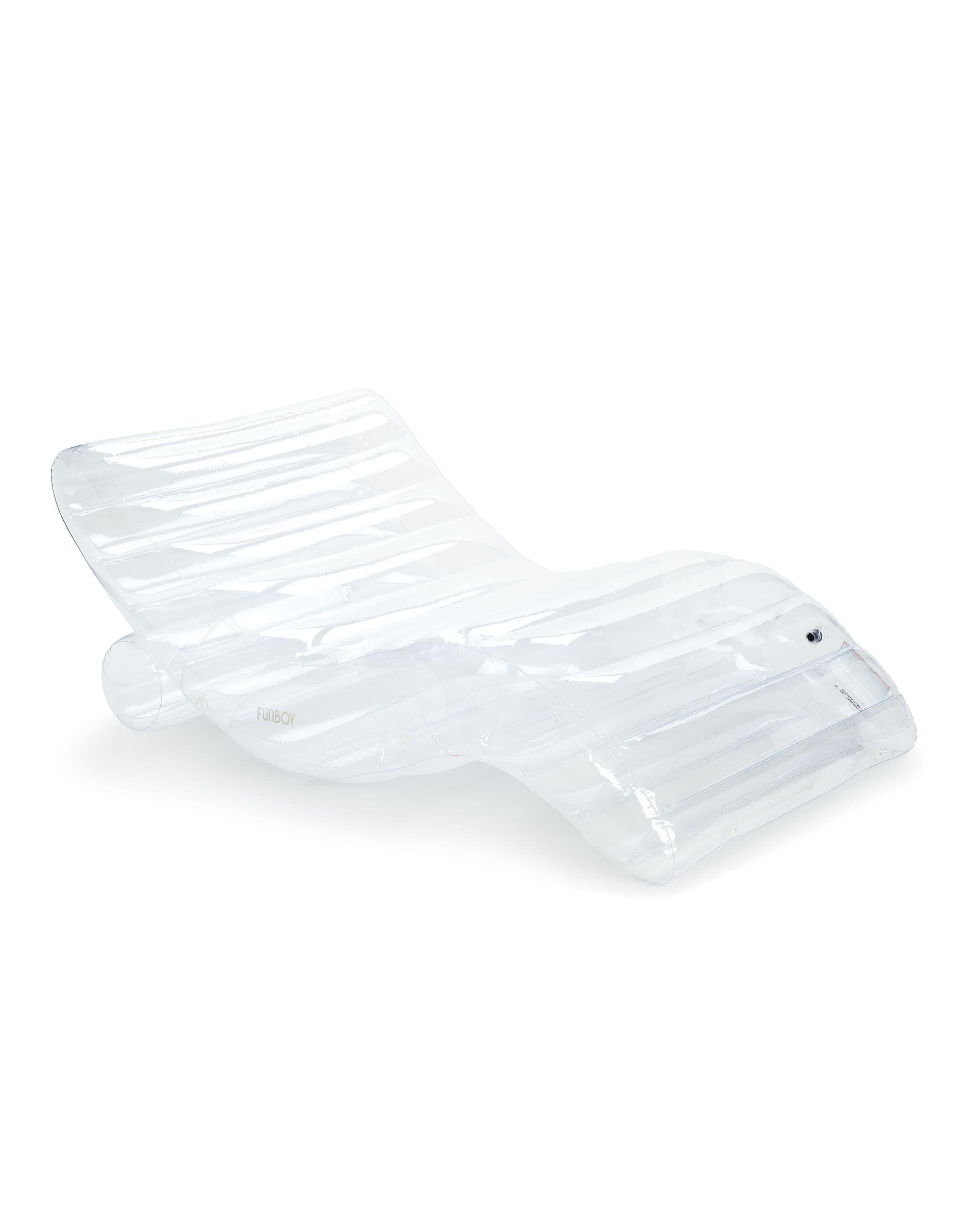 Super Clear™ Chaise Lounger Pool Float - FUNBOY