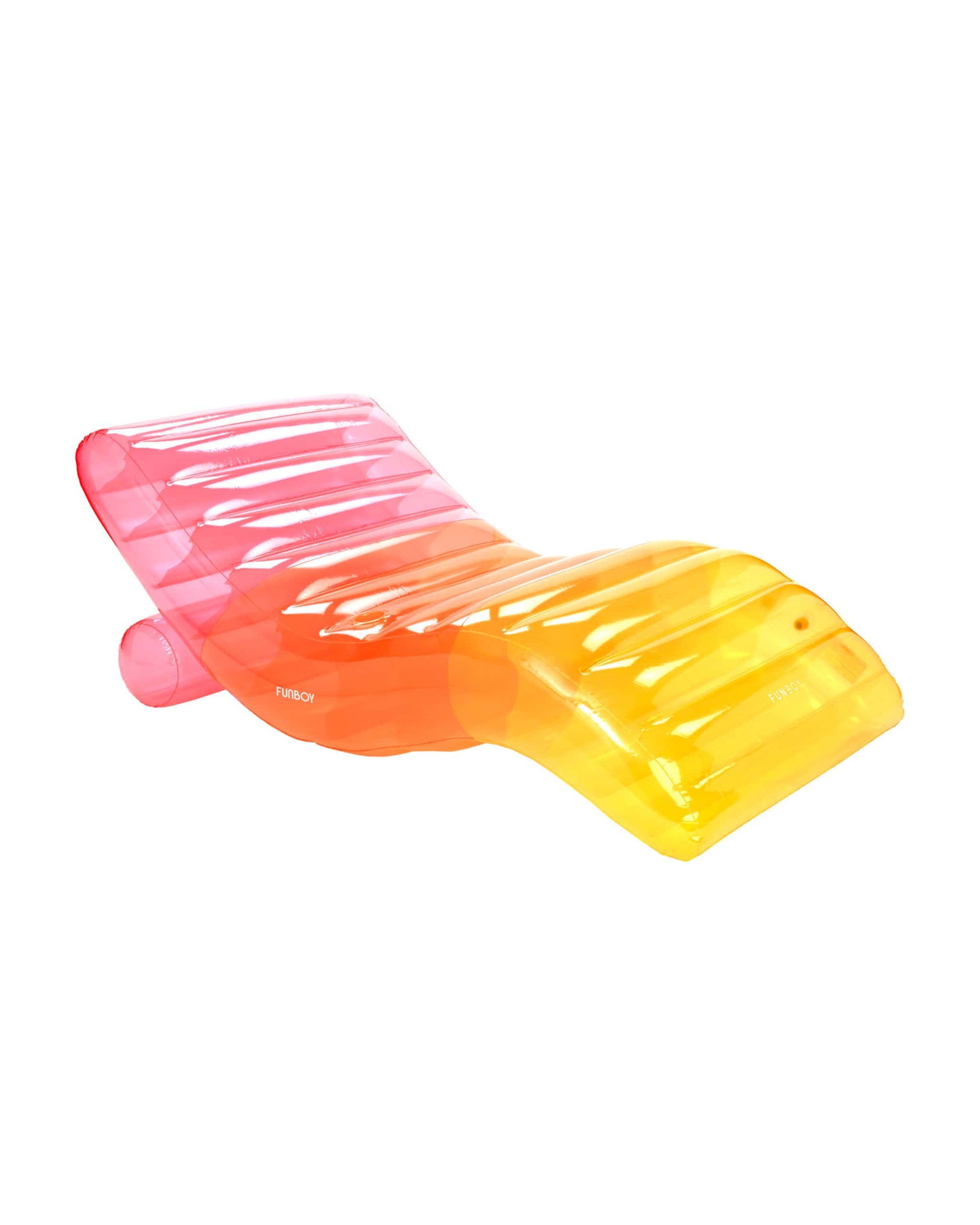 Clear Chaise Lounger Pool Floats - FUNBOY