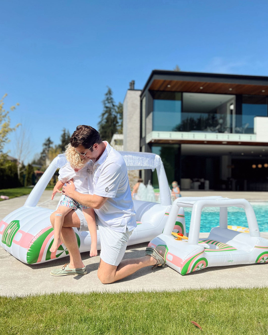 Baby Pool Float w/ Shade | Golf Cart - FUNBOY