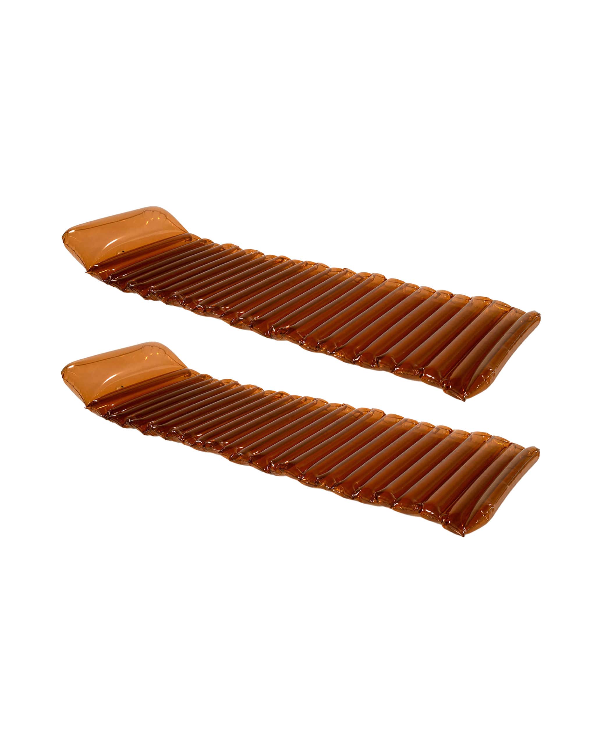 Clear Mocha Lounger Pool Float - 2 Pack - FUNBOY