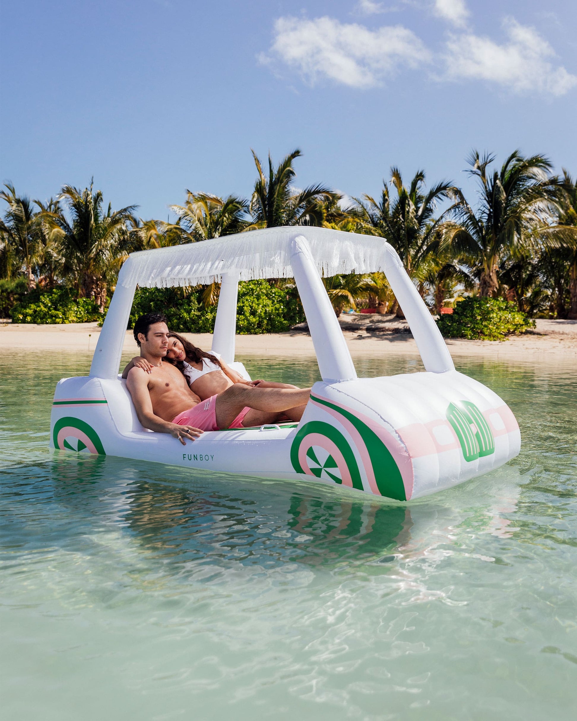 Golf Cart Pool Float with Removable Shade - FUNBOY