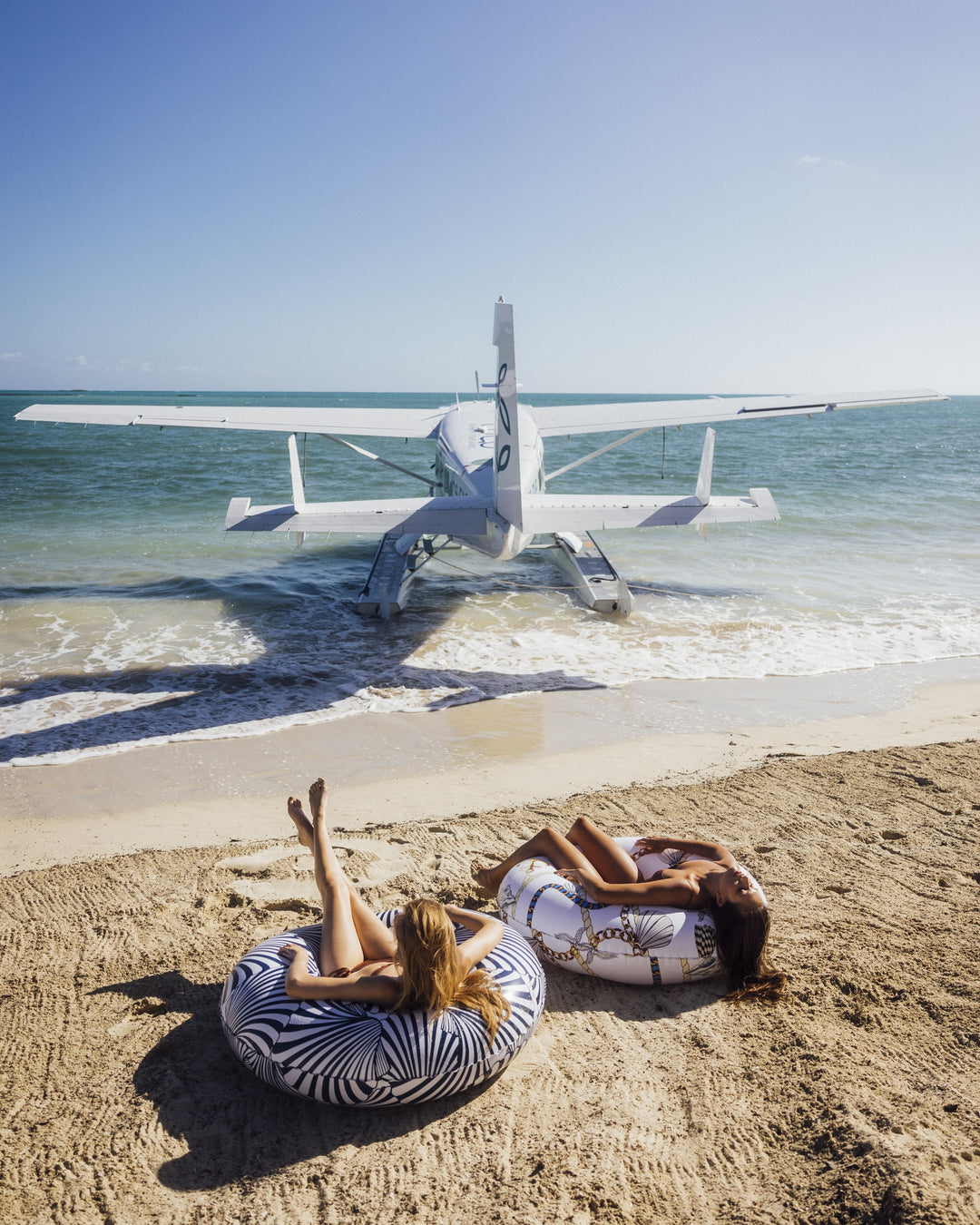 Nautical-Themed Tube Float for the Pool - FUNBOY