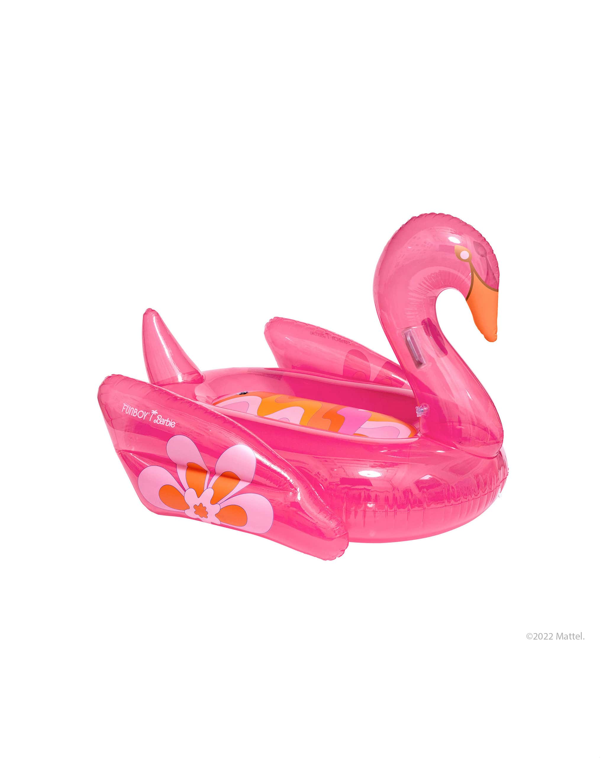 Giant Swan Pool Float, Metallic Gold - FUNBOY