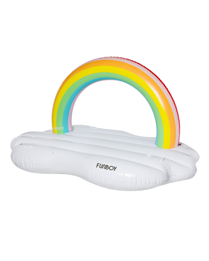 Giant Pool Float: Rainbow Cloud Daybed, 2-Person - FUNBOY