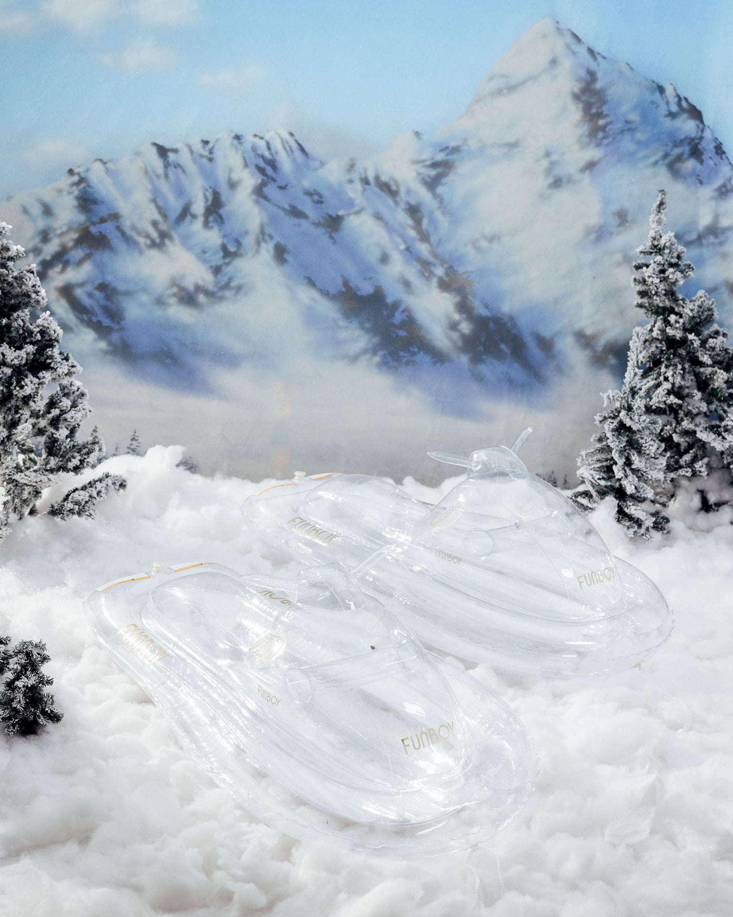 Super Clear™ Snowmobile Snow Sled - 2 Pack - FUNBOY